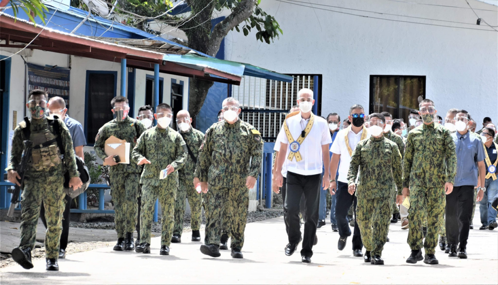 PNP Chief breaks ground for NOPPO Transient Quarters