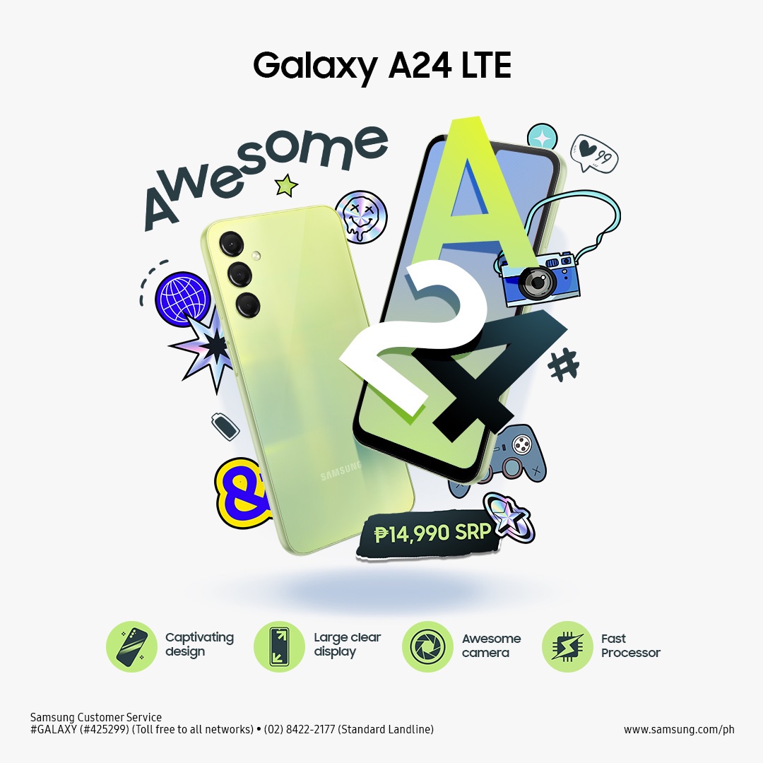 Get ready to rock this summer with Samsung Galaxy A24 LTE