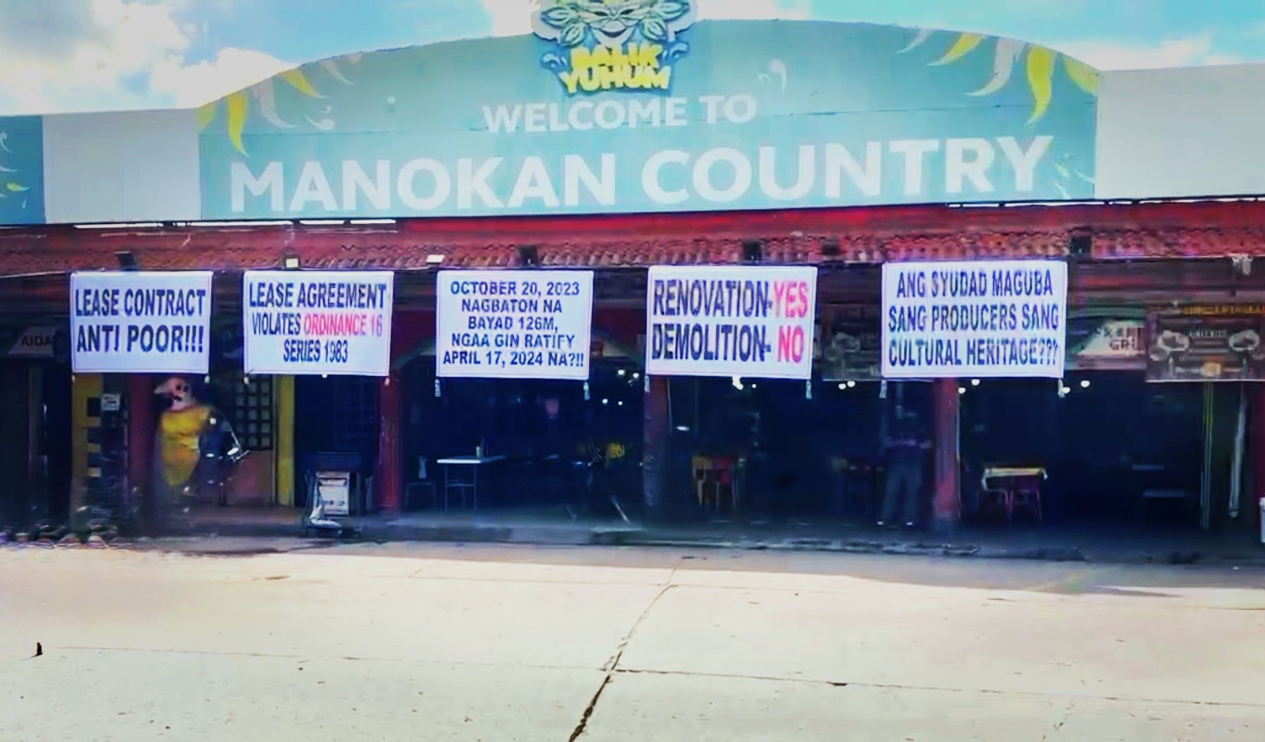 Manokan vendors refuse to vacate stalls